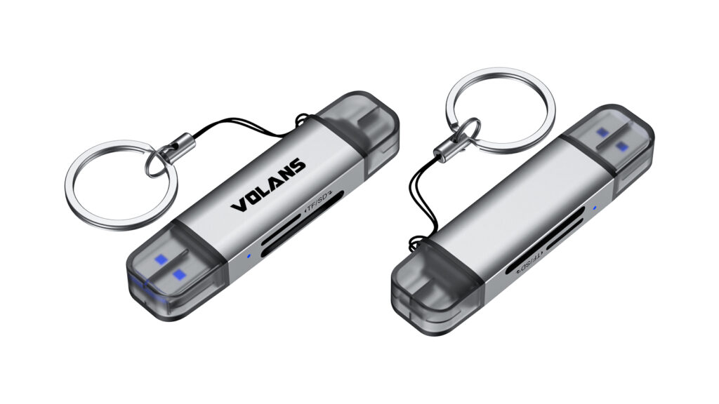 Volans VL-CR06 USB 3.1 A/C SD/Micro SD Card Reader - Volans